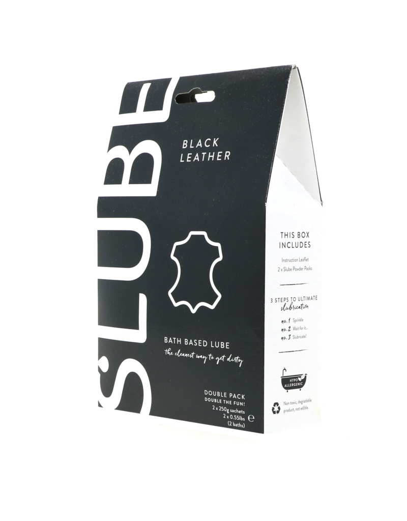 Slube BLACK LEATHER Double Bath Play Lube Gunge Lubricant 2 x 250 gram ...